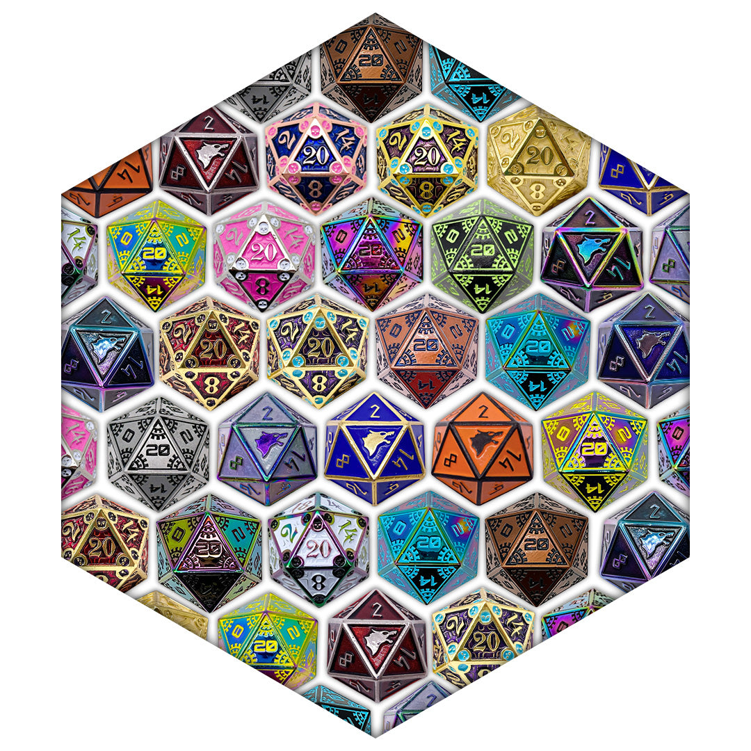 Zinc Alloy Dice – Norse Foundry