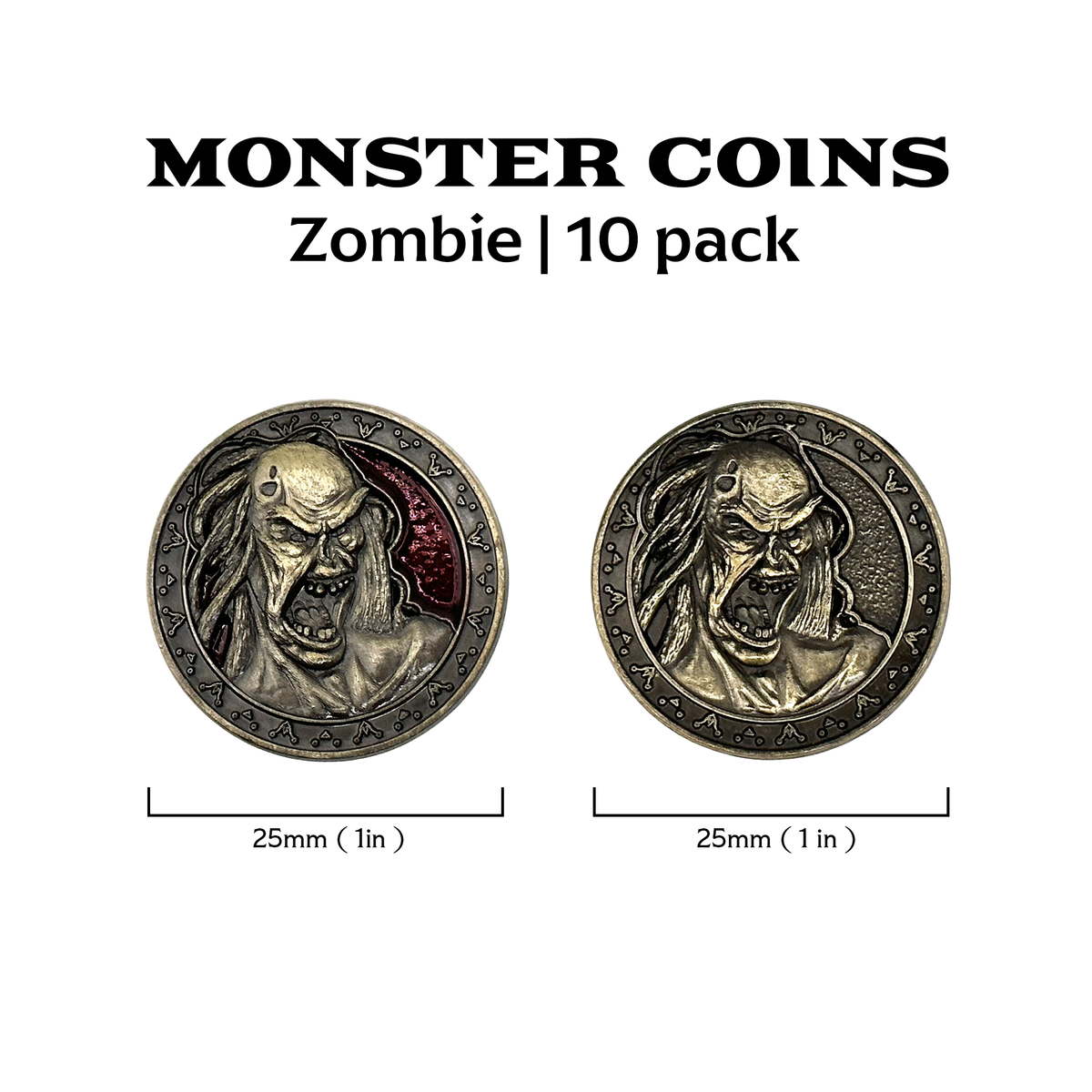Monster Coins - Zombies - 10 Pack – Norse Foundry
