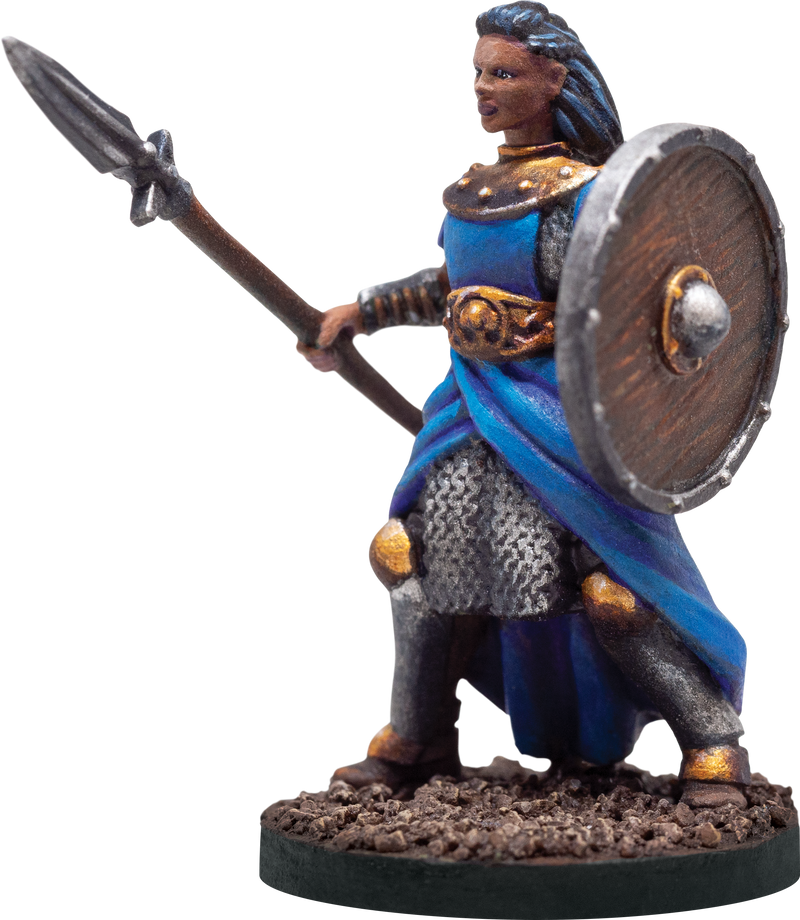 Astrid - Human Heavy Armored 28mm Miniature by Adventurers & Adversari ...