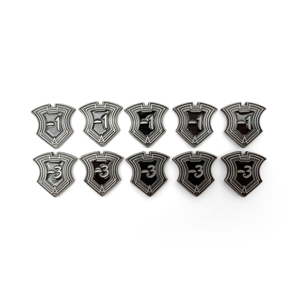 Ebony MTG Shield Tokens (10-Pack) | CCG Counter Tokens – Norse Foundry