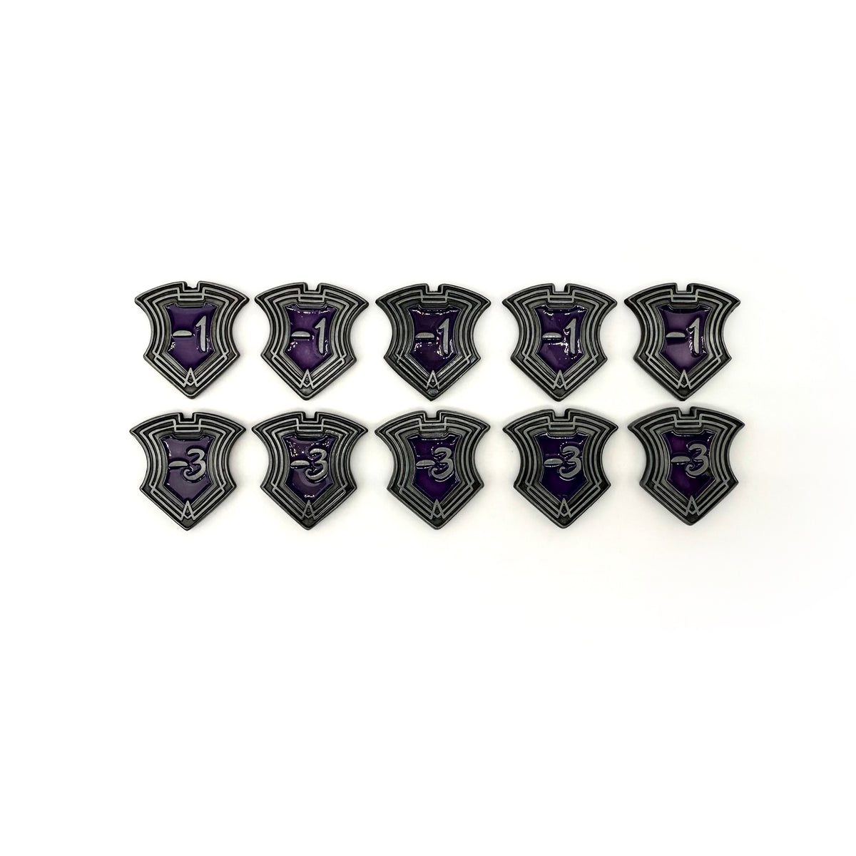 CCG Shield Tokens - Amethyst - 10 Pack – Norse Foundry