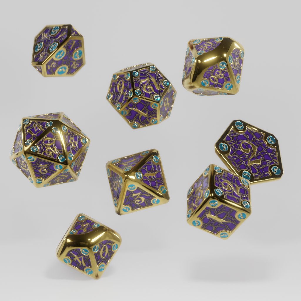Dungeon Delve Royal Crown Digital Dice Set – Norse Foundry