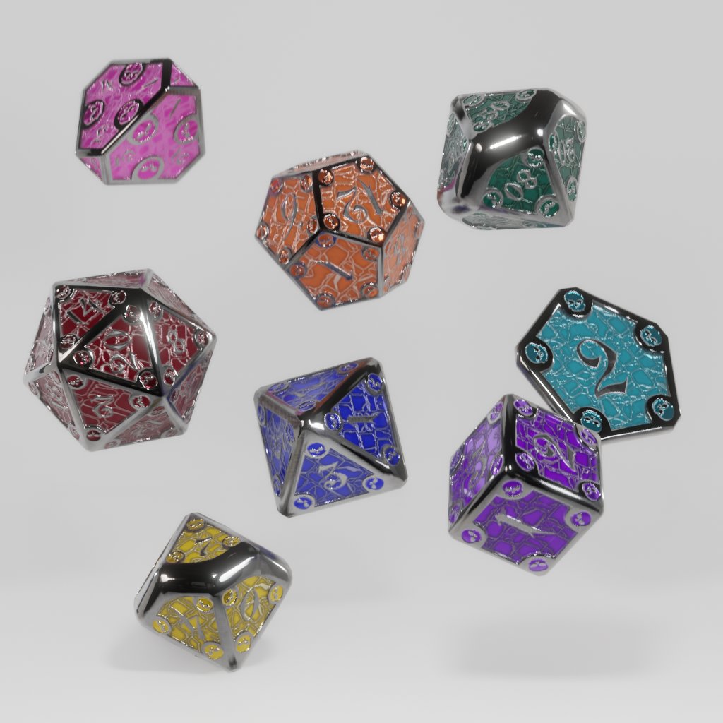 Dungeon Delve Treasure Trove Digital Dice Set – Norse Foundry