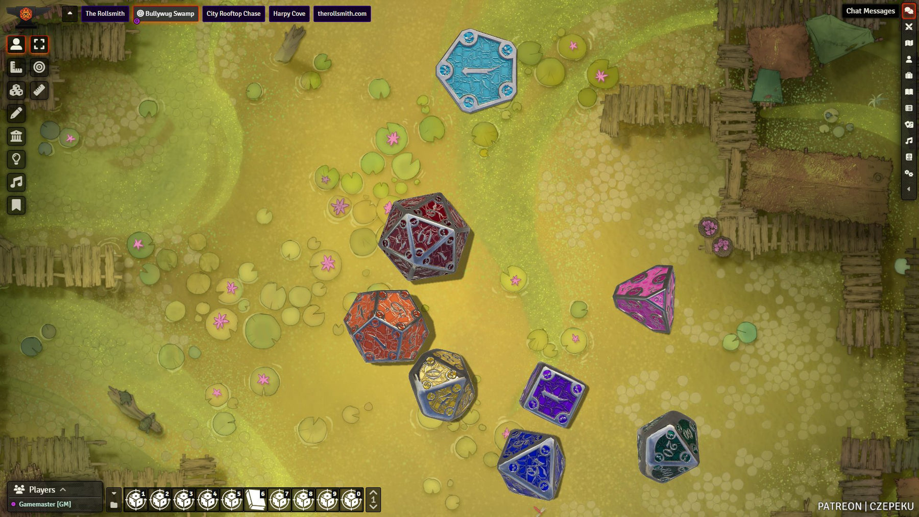 Dungeon Delve Treasure Trove Digital Dice Set Norse Foundry