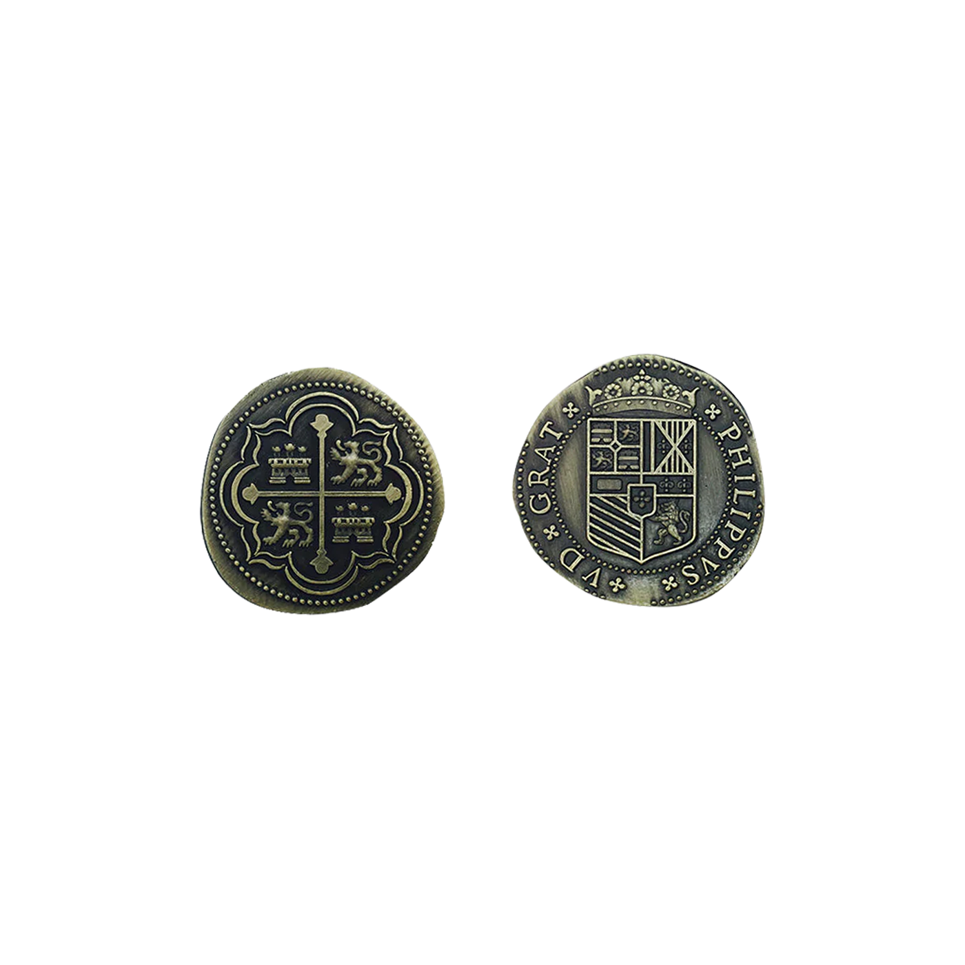 Adventure Coins – Pirate Doubloon Metal Coins Variety Pack Set of 10 H ...