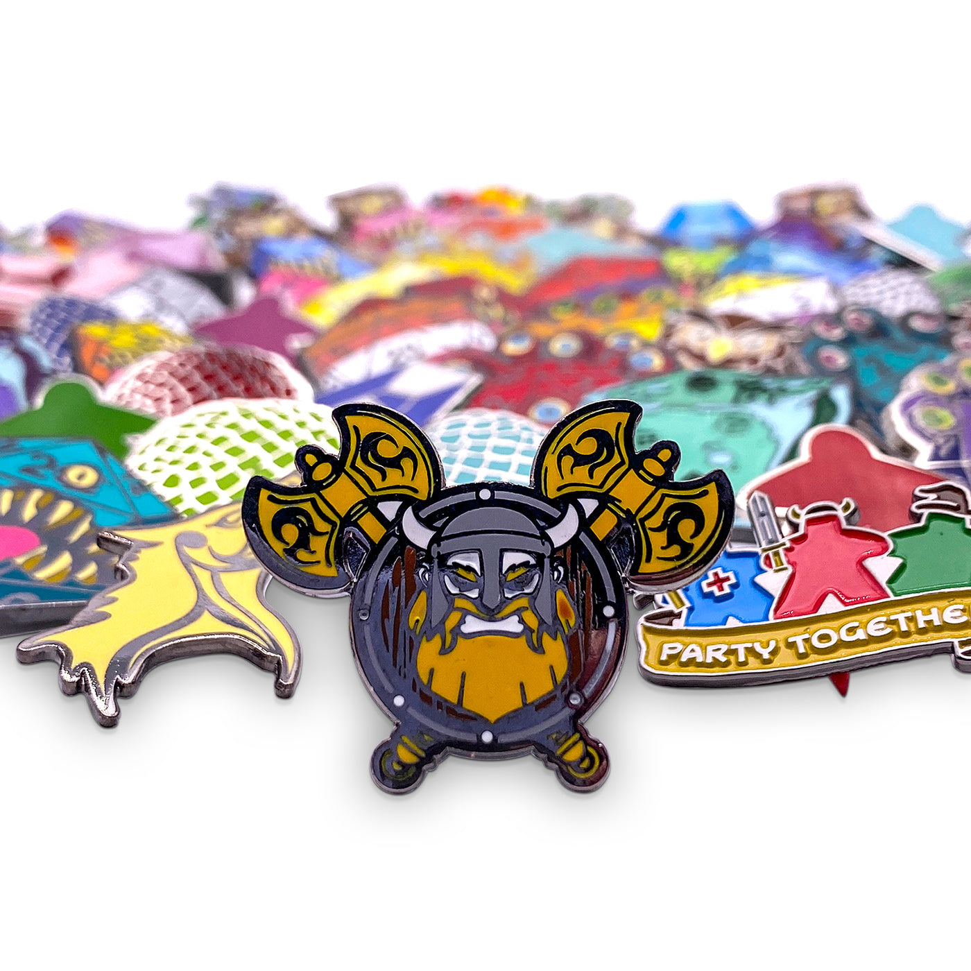 Amethyst - Single D20 Gemstone Dice - Norse Foundry