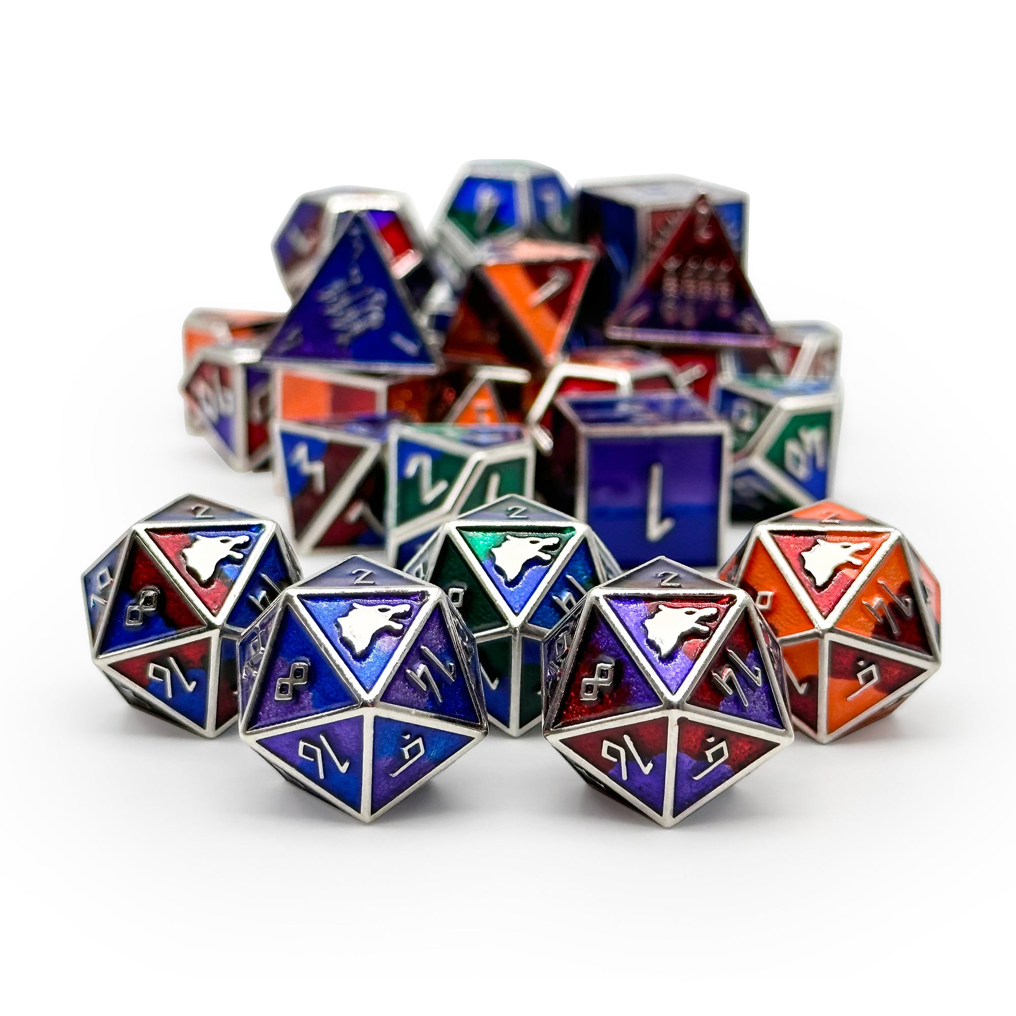 Ice Storm - Norse Themed Metal Dice Set – Norse Foundry