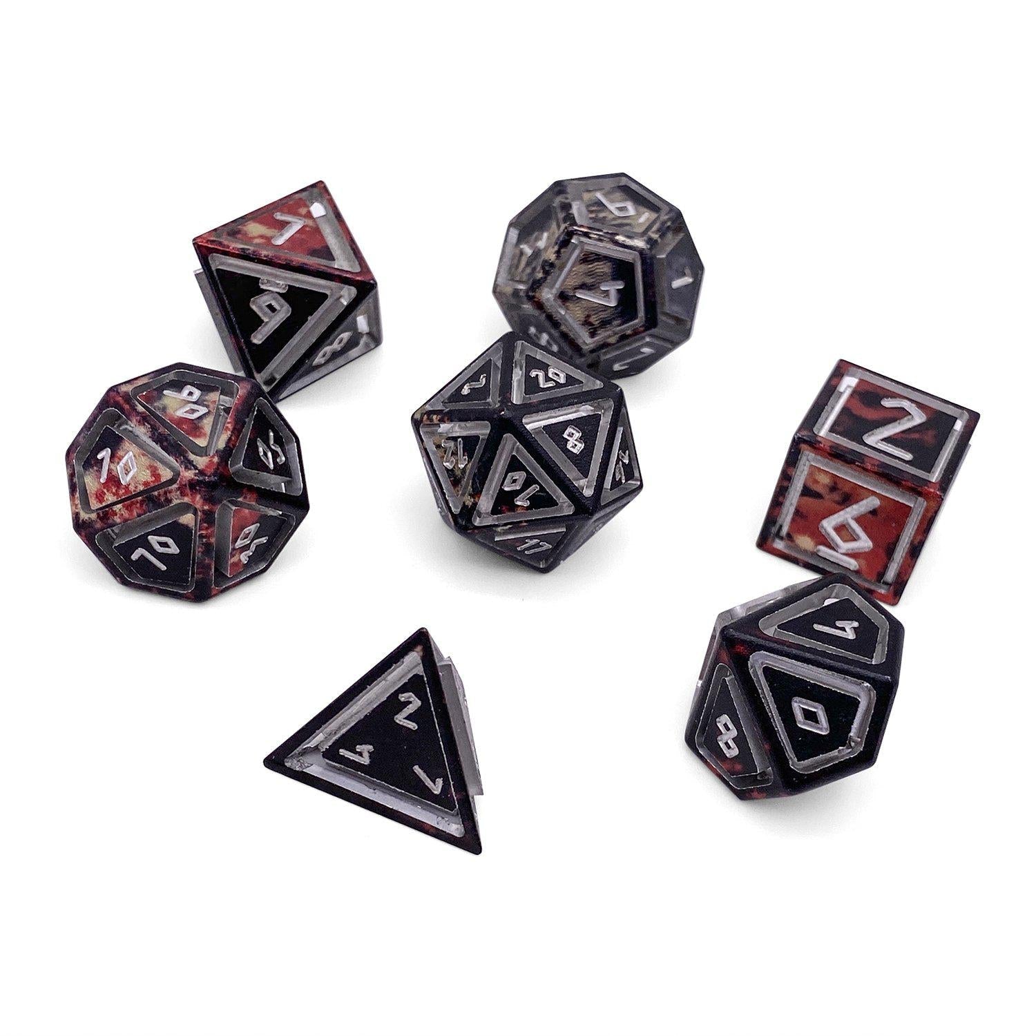 Vampire Lord - Nimbus™ 7 Piece RPG Set 6063 Aluminum Wondrous Dice ...