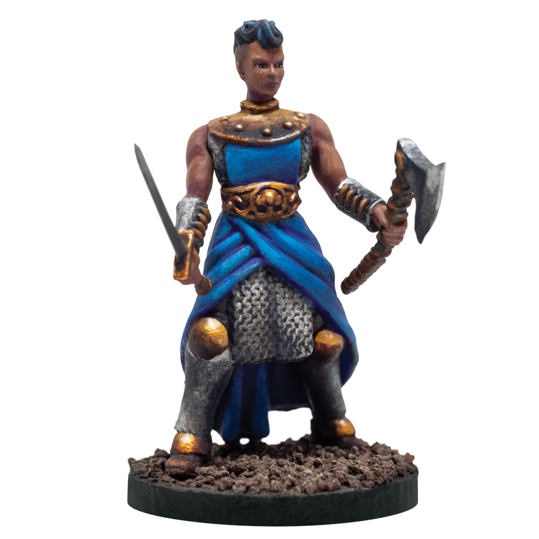 Astrid Human Heavy Armored 28mm Miniature By Adventurers And Adversari