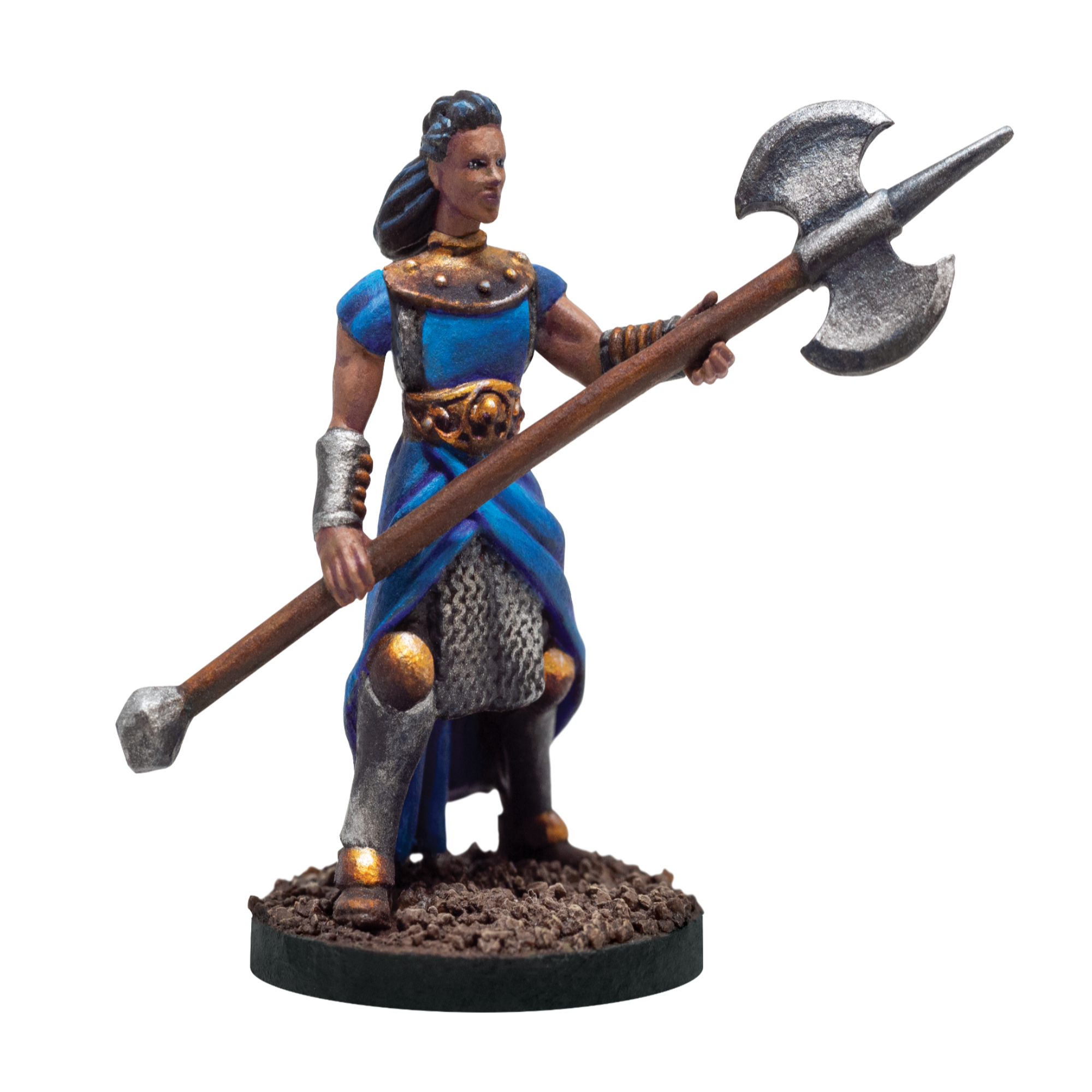 Astrid Human Heavy Armored 28mm Miniature By Adventurers And Adversari