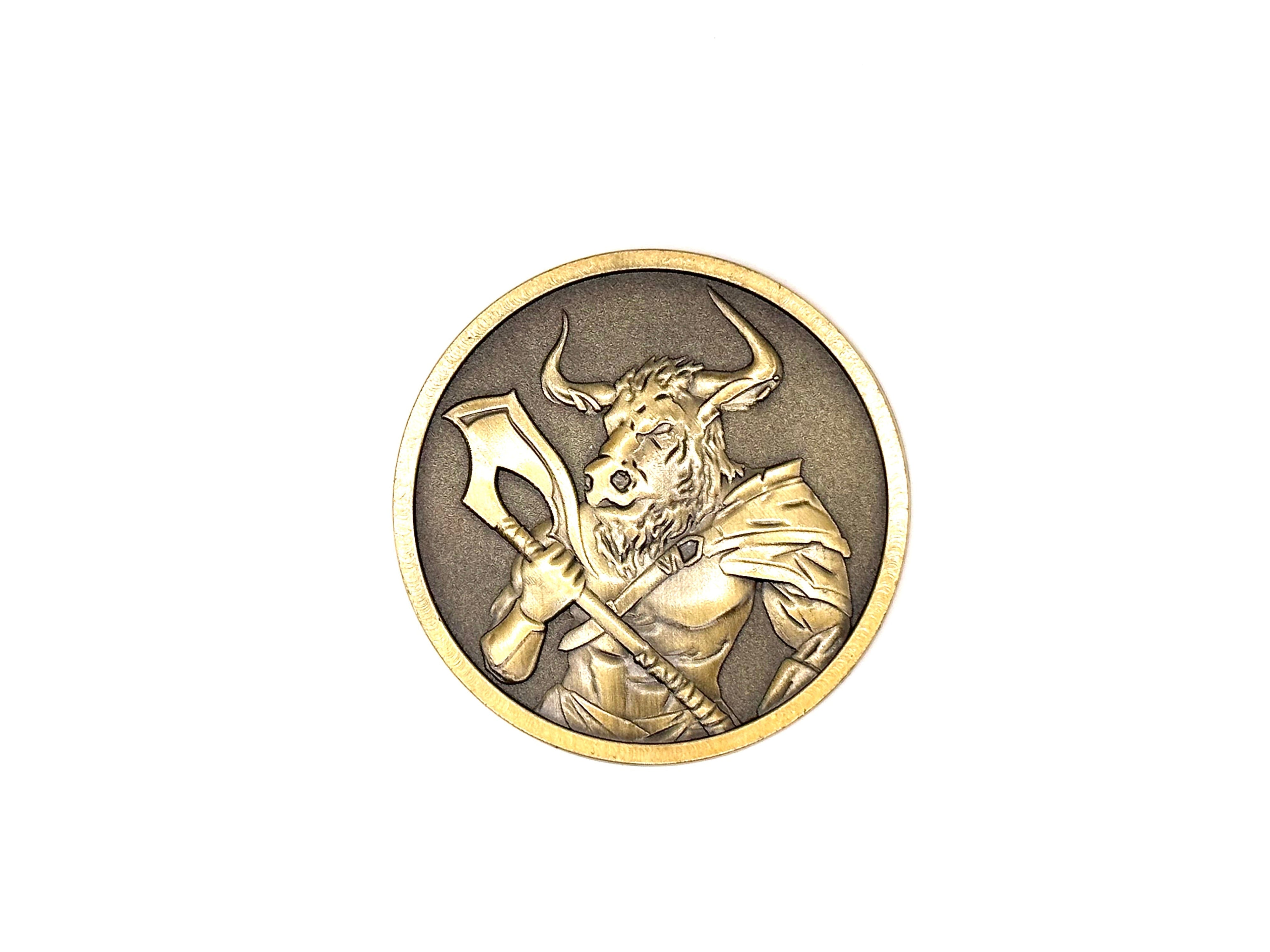 Challenge Coins - Minotaur – Norse Foundry
