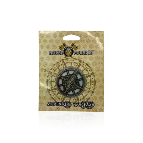 Dragon Compass Rose 50mm Metal – Norse Foundry