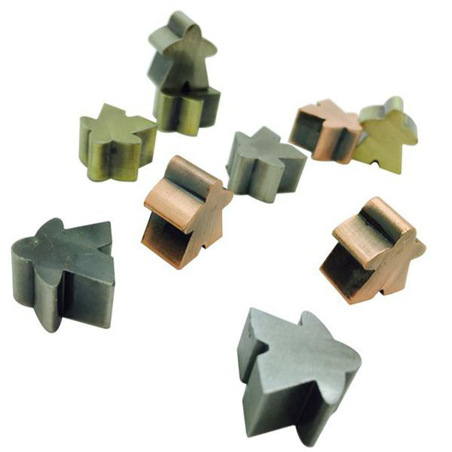 10 Pack of Metal Meeples (Random Colors) – Norse Foundry