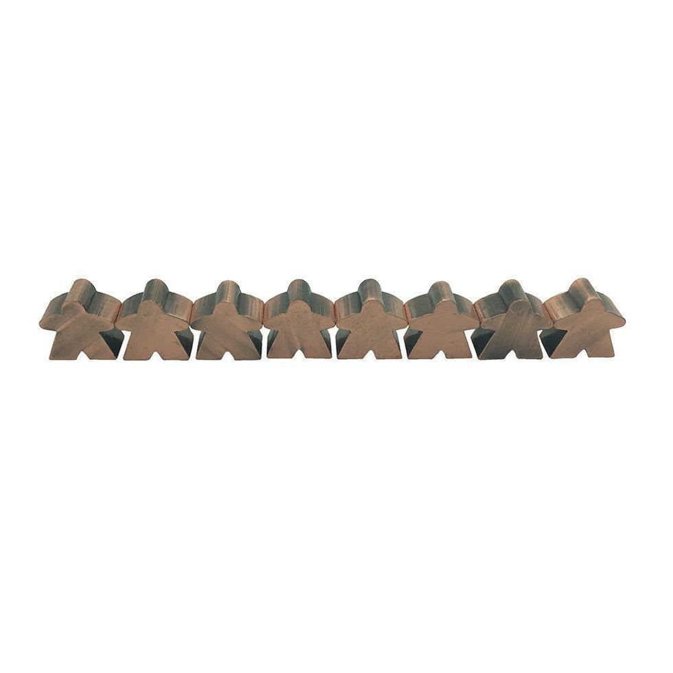 8 Pack of Antique Copper Metal Meeples by Norse Foundry – Norse Foundry