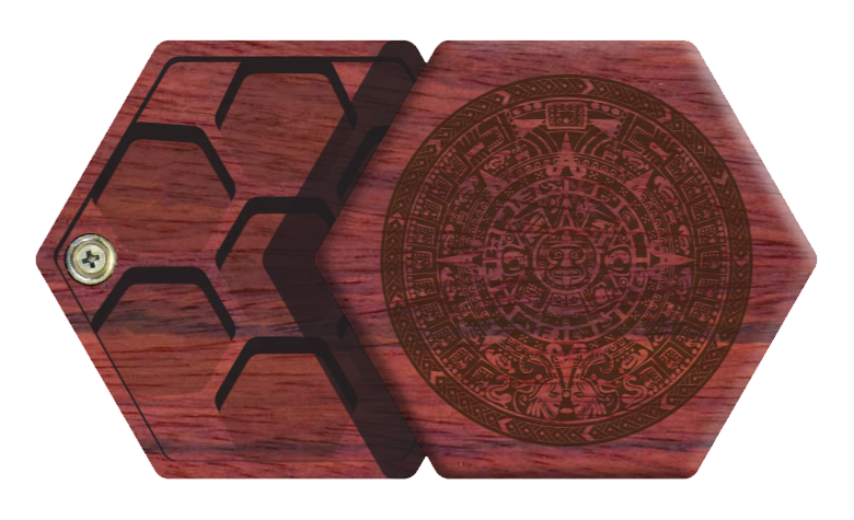 Padauk Elderwood Hex Chest - Norse Foundry