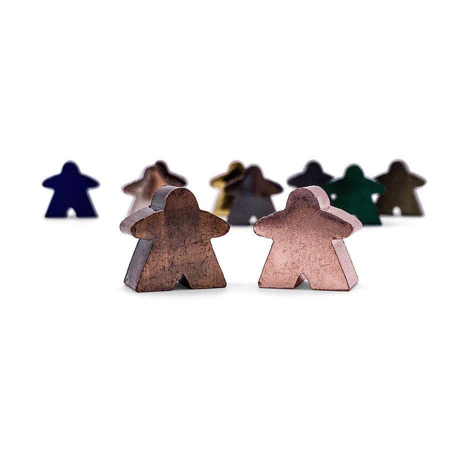 10 Pack of Metal Meeples (Random Colors) – Norse Foundry