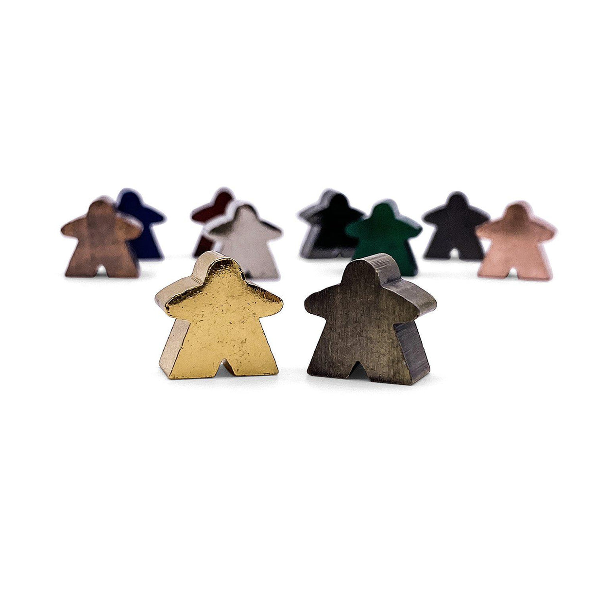 10 Pack of Metal Meeples (Random Colors) – Norse Foundry