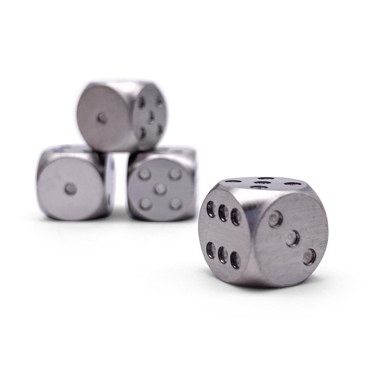 Stainless Steel - 12mm D6 Pips True Metal Pips - Norse Foundry