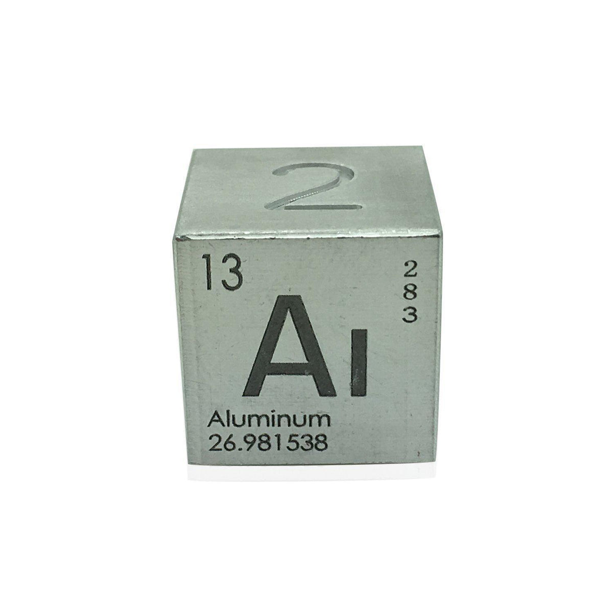 Aluminum - Single D6 with Aluminum Symbol True Metal D6 - Norse Foundry
